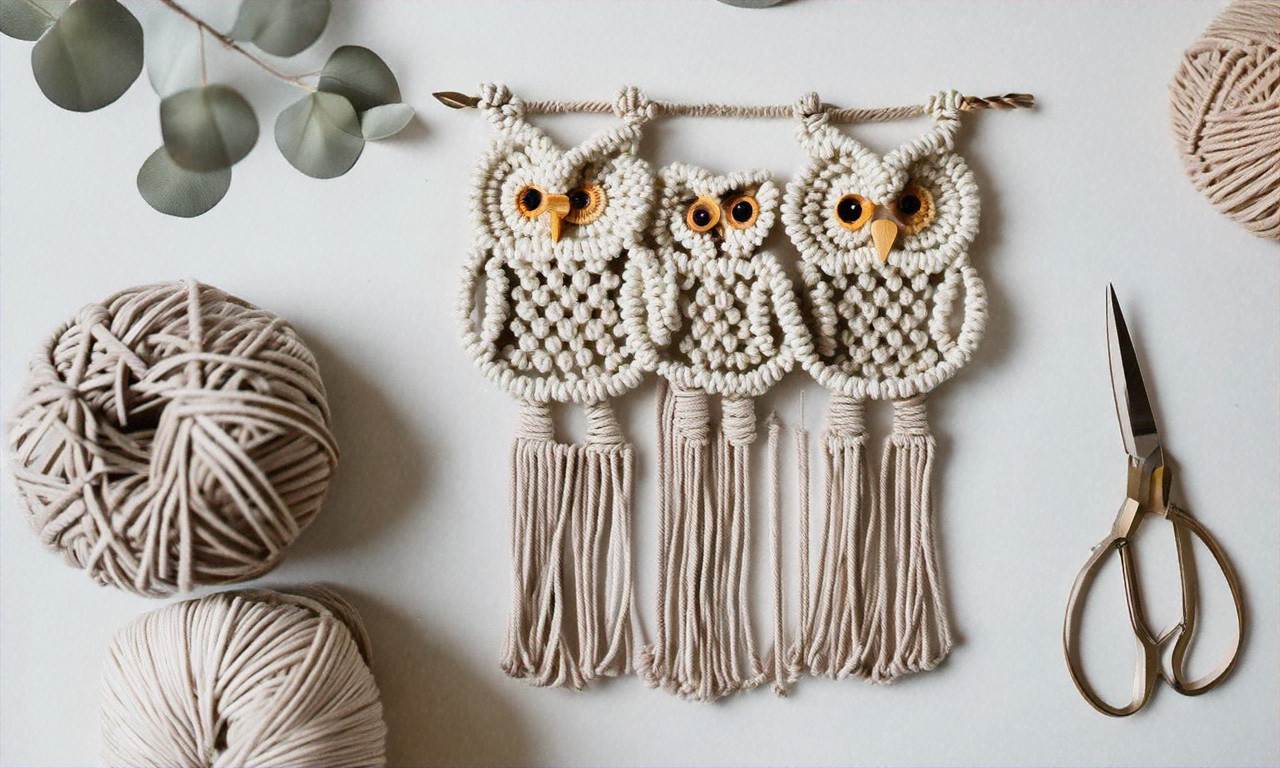 Makrama dla początkujących jak zrobić sowe – e-hobby